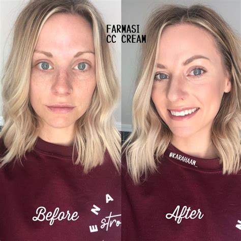 BEFORE AFTER FARMASi CC Cream Cc Cream Cream Apple Cider