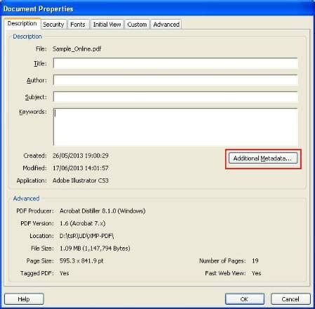 Itext Is It Possible To Load XMP File In PDF Using ITextSharp Stack Overflow