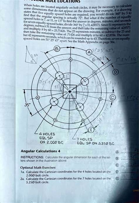 Solved Texts What Will Be The Angular Dimensions Of These Holes