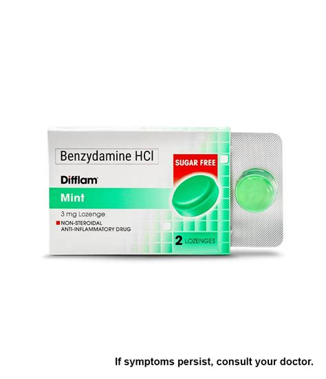 Difflam Mint Mg Loz Sf X S Rose Pharmacy Medicine Delivery