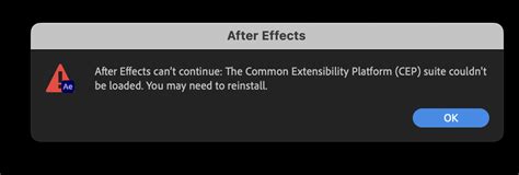 After Effects Metadata Browser Is Missing And Cep Adobe Product