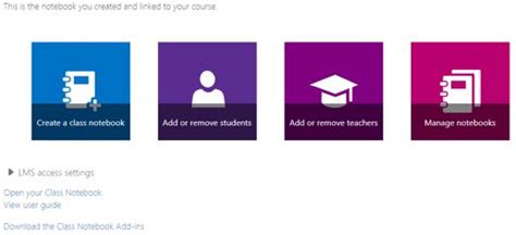 Microsoft OneNote Setting Up A Class Notebook Via Blackboard MS Teams And OneNote App E