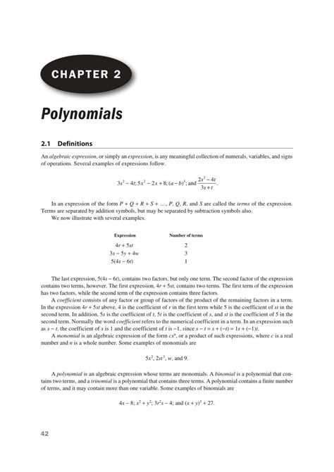 SOLUTION Polynomial Solved Exercises Studypool