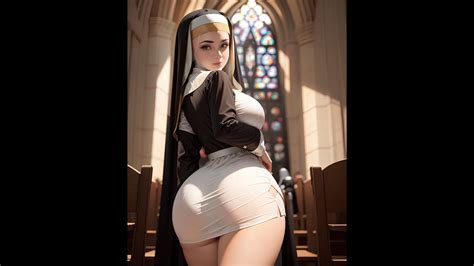 4k Ai Art A Nun And A Hero Lookbook Girl Youtube