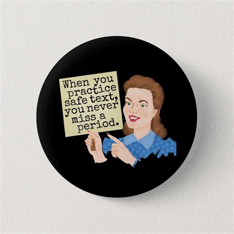Funny Grammar Humor Practice Safe Text Retro Pinback Button Zazzle