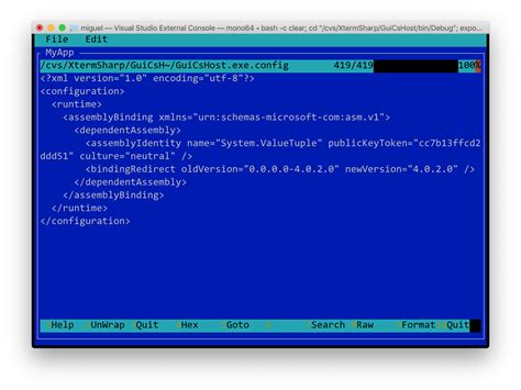 GitHub Migueldeicaza XtermSharp XTerm Emulator As A NET Library
