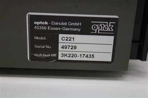 Optek C221 Control 200 Conductivity Controller Ntc Tech
