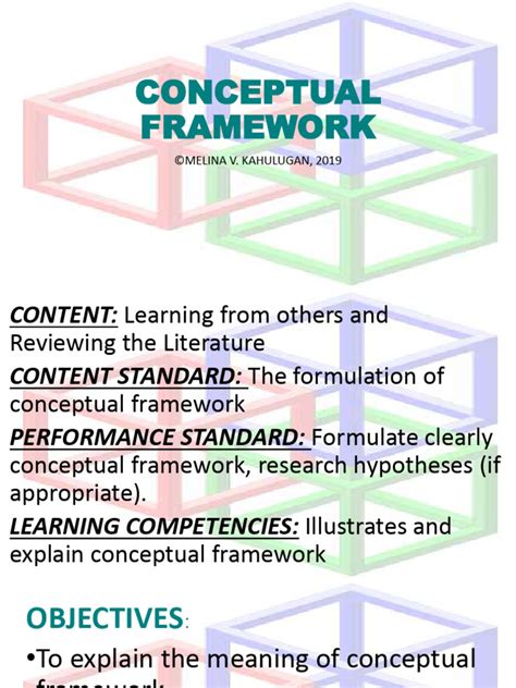 conceptual framework pdf theory concept