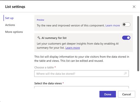 목록에 ai 요약 추가 프리뷰 microsoft learn