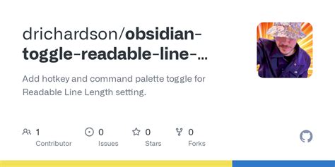 Github Drichardsonobsidian Toggle Readable Line Length Add Hotkey