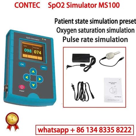 Xj Contec Ms100 Spo2 Simulator Pulse Oximeter Accuracy Oxygen