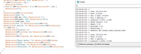 Showing Gps Latitude And Longitude And Sending It To A Phone Through
