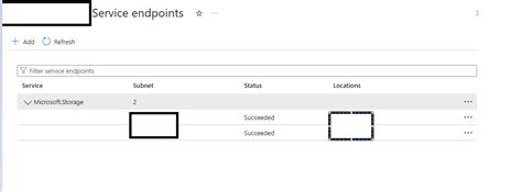 can t access nfs file share that has a private endpoint in azure