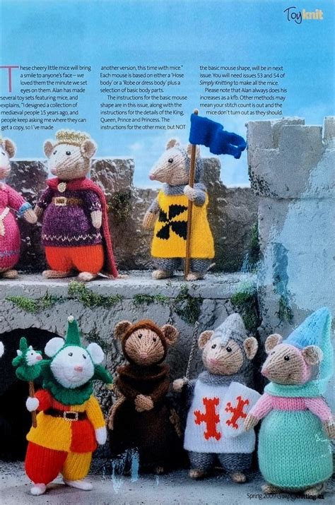 ALAN DART Tails Of Yore Toy Knitting Pattern Part 1 And 2 The Old Toy Knitting Shop