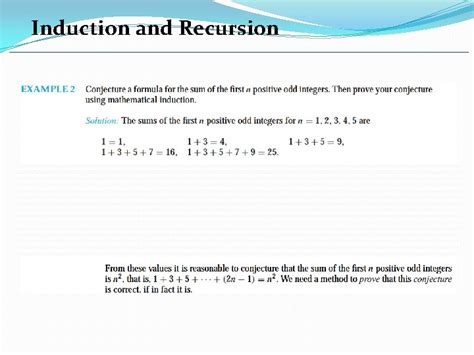 Induction And Recursion Induction And Recursion Introduction Climbing
