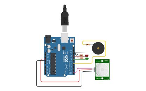 Circuit Design Pir Motion Sensor Tinkercad