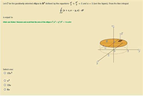 solved let c be the positively oriented ellipse in rÂ² defined by the