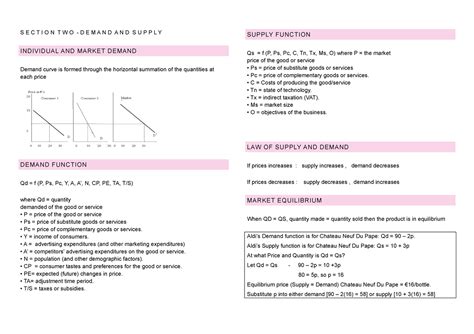 S E C T I O N T W O Notes Re Lecture S E C T I O N T W O D E M A