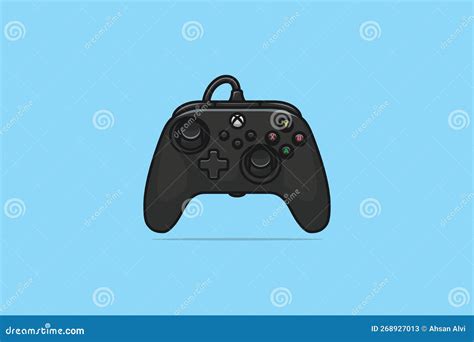 Joystick Controller And Game Pad Stick Vector Illustration Stock