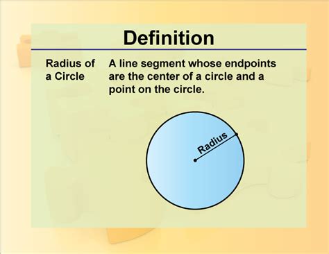 Definition Geometry Basics Radius Media4math