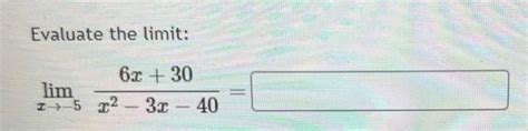 Solved Evaluate The Limitestimate The Limit Numerically Or