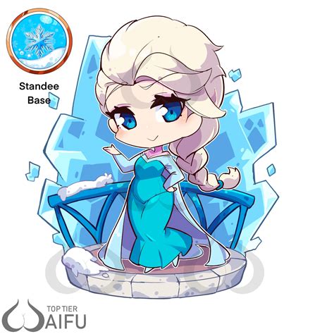Chibi A4 Decal Acrylic Standee Toptier Waifu