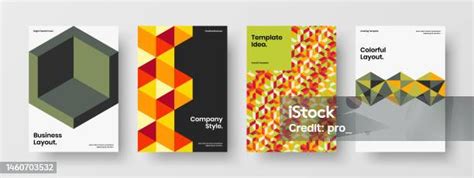 원래 기하학적 모양 전단지 그림 번들입니다 독특한 광고지 A4 디자인 벡터 템플릿 컬렉션입니다 0명에 대한 스톡 벡터 아트 및 기타 이미지 Istock