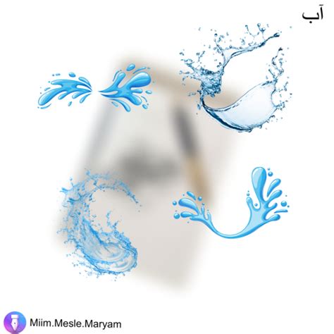 وکتور آب متن نگار