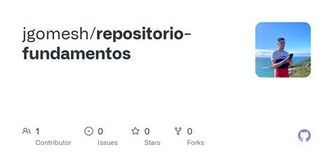 GitHub Jgomesh Repositorio Fundamentos