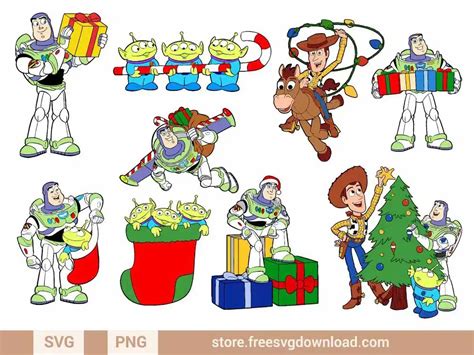 Toy Story Christmas Svg Bundle Store Free Svg Download