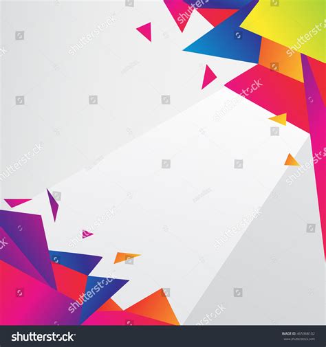 Colorful Geometric Abstract Background Stock Vector Royalty Free 465368102 Shutterstock