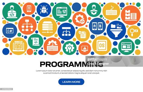Programming Related Vector Illustration Coding Developer Devops