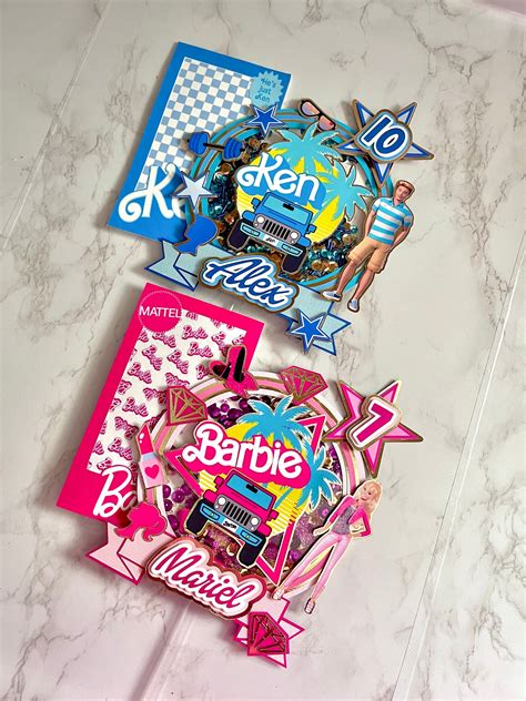 Ken Cake Topper Shaker The Crafty Latina