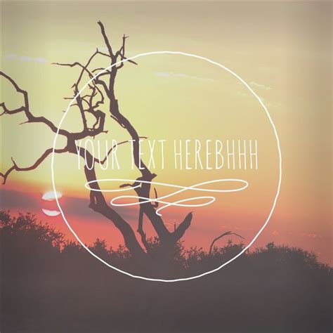 Customizable Tree Poster Design