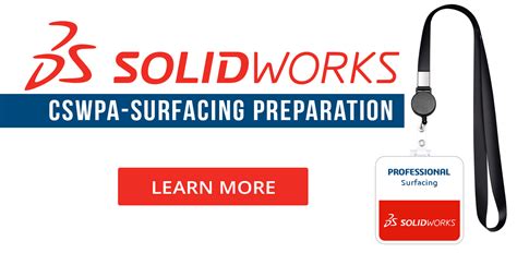 CSWPA Advanced Surfacing SOLIDWORKS Certification GoEngineer