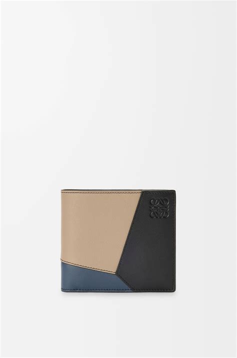 Loewe Puzzle Bifold Wallet In Classic Calfskin Leather Accessories