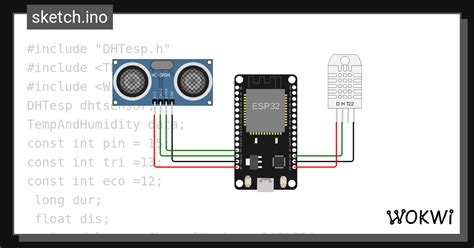 Abarnatlultrasonic Sensor Thingspeak Wokwi Esp32 Stm32 Arduino