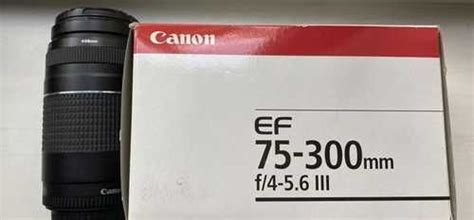 Объектив Canon ef 75 300mm Москва | Фототехника | Festima.Ru ...