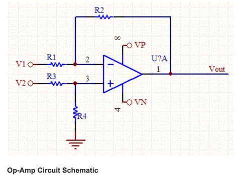 gain value for modified differential amplifier circuit electrical
