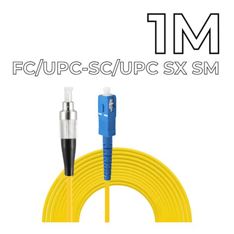 Patch Cord FC UPC SC UPC SX SM 1M Kosprod Dyçan i produkteve elektronike