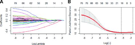 Lasso Regression Analysis A The Lasso Coefficient Map Of 16 Download Scientific Diagram