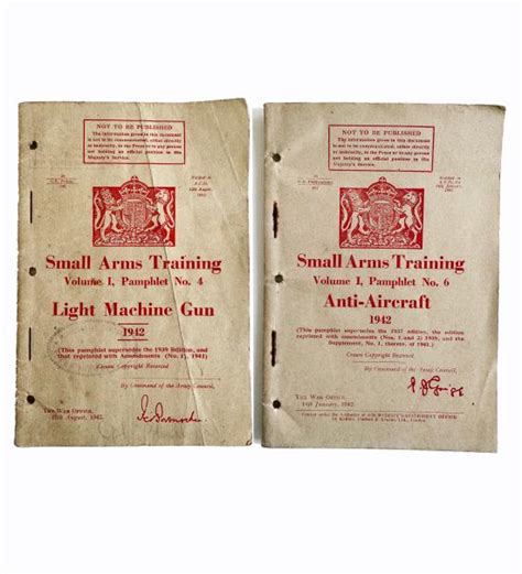 20th Century Militaria Ww2 Officers Handbooks And Message Pad