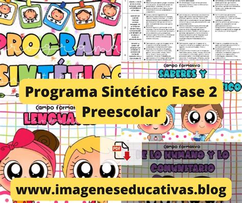 Programa Sintético Fase 2 Preescolar