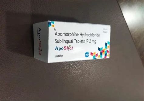 2mg Apomorphine Hydrochloride Ublingual Tablets Ip At Best Price In