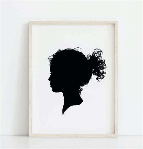 Vintage Silhouette Portrait