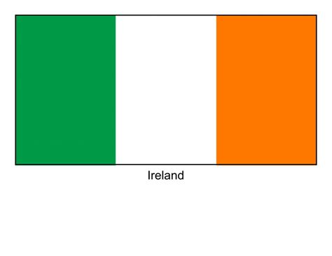 Ireland Flag Template Download Printable Pdf Templateroller