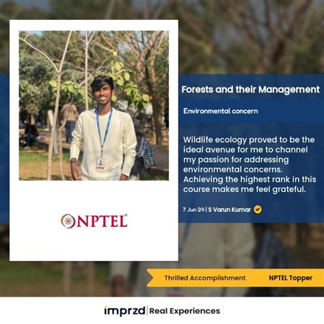 varun kumar s on linkedin nptel