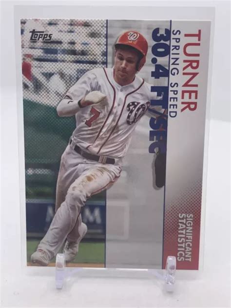 Trea Turner 2020 Topps Serie 2 Baseball Statistiche Significative