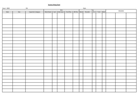 Dummy Fitting Report Initial Pdf