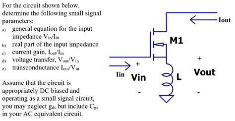 Solved For The Circuit Shown Below Determine The Following Chegg